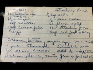 Vintage & handwritten recipes - Fobdel