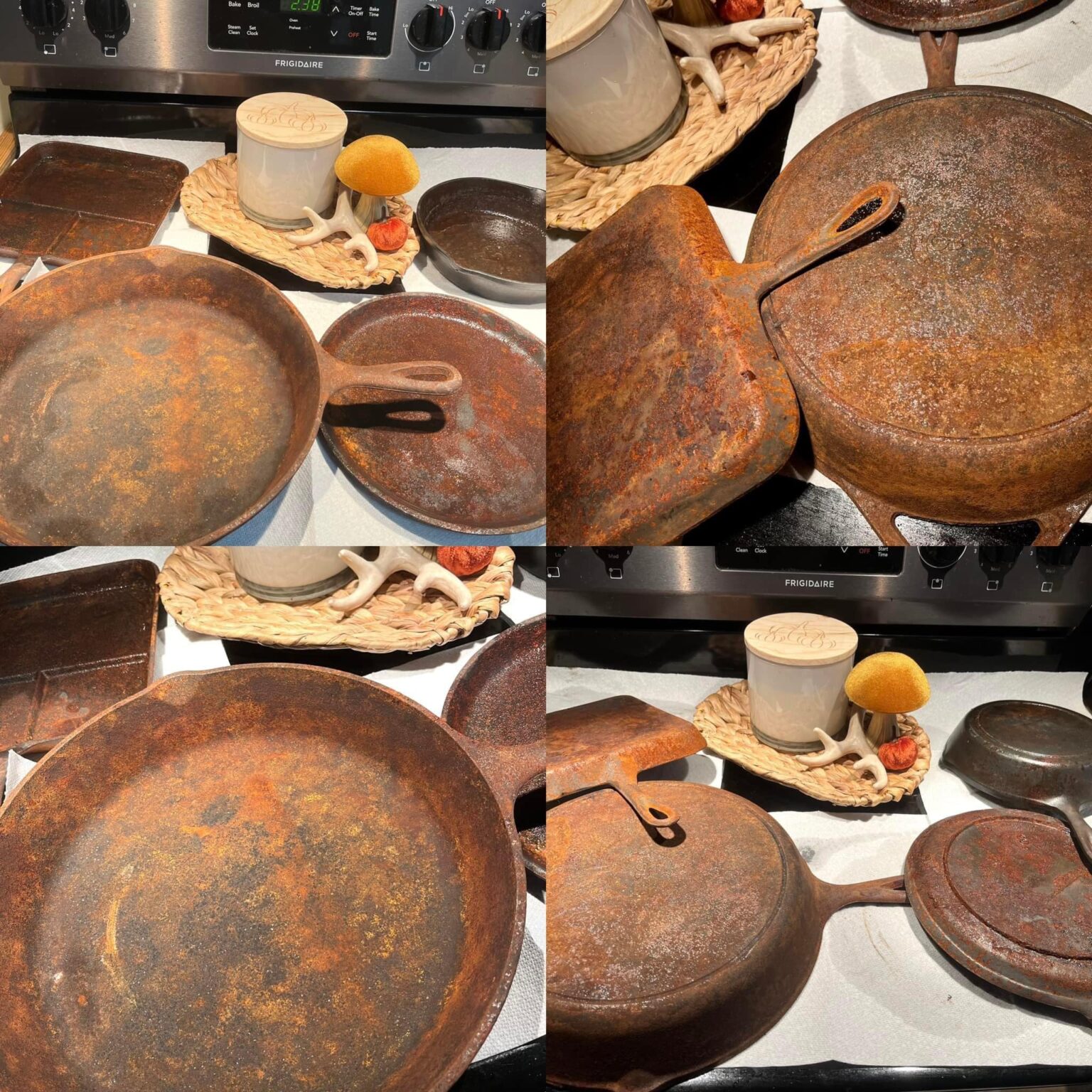 How to Restore Old Cast Iron Pans with Vinegar - old fashioned recipes
